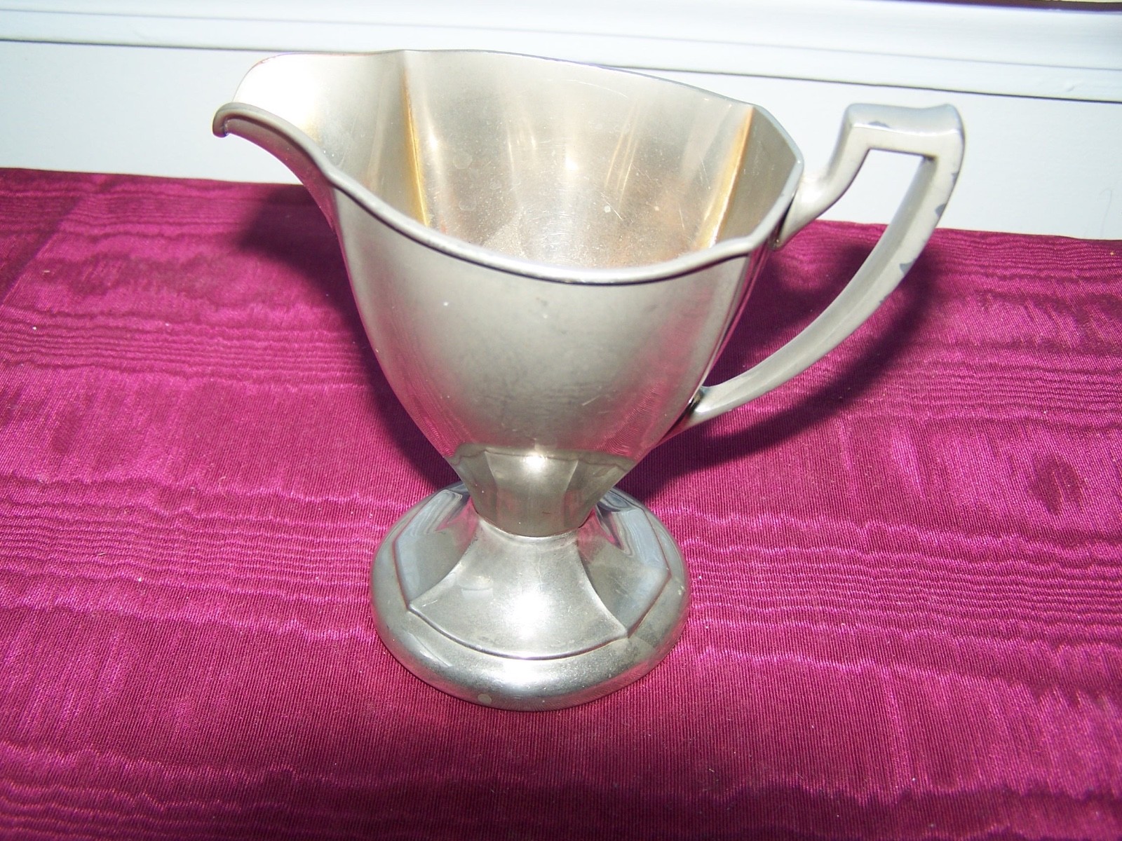 Manning Bowman metal creamer, vintage, Made in USA, 5" tall, Please ...
