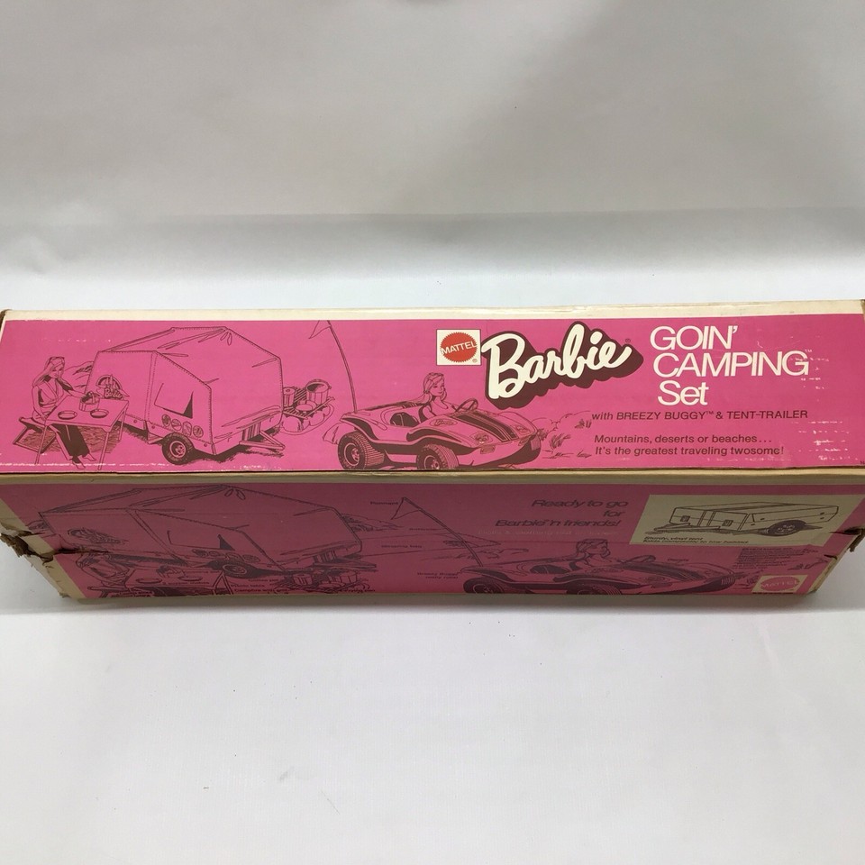 Vintage 1972 Mattel BARBIE Goin' Camping Set Breezy Buggy & Tent ...