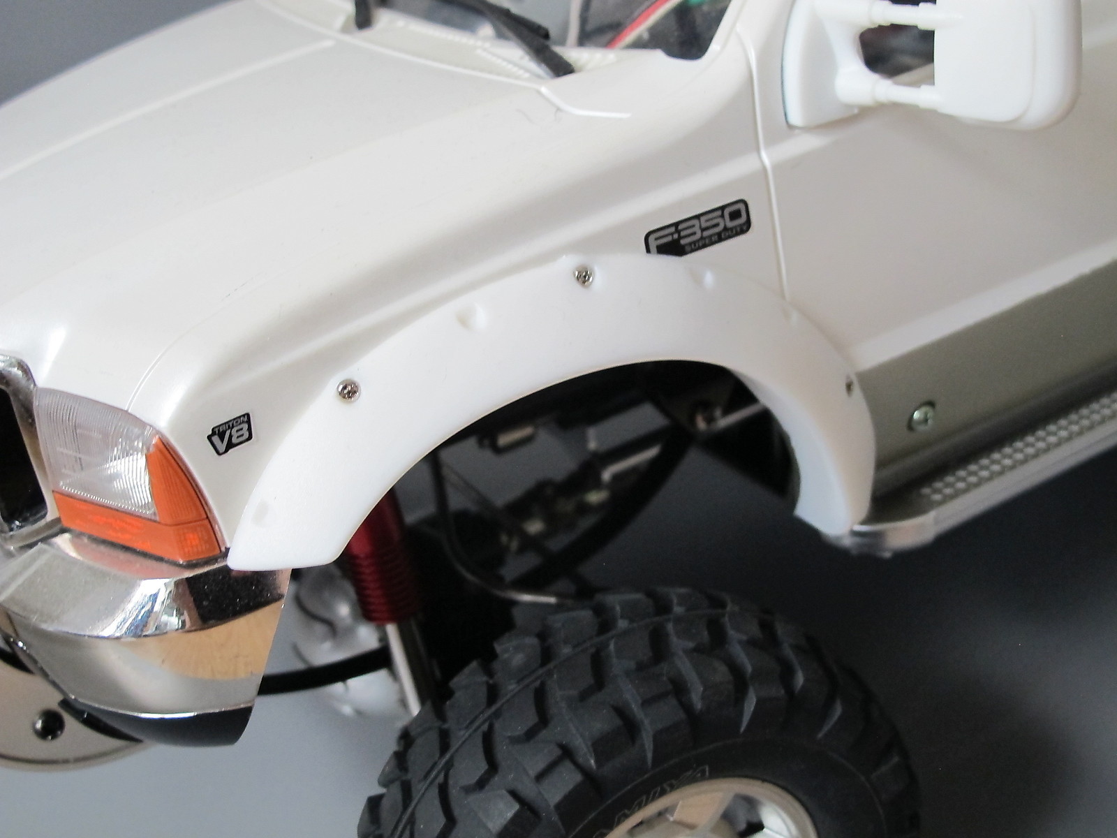 New Rubber Fender Flares Guard Protector Set Tamiya RC 1/10 Ford F350 ...