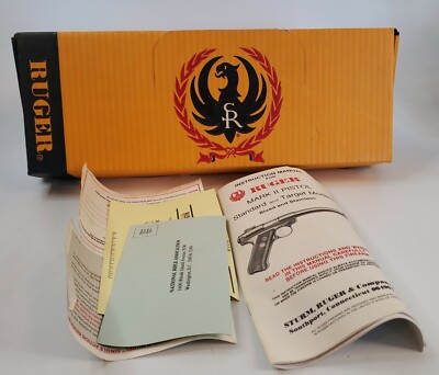 Ruger Factory Box w/ Paperwork - Mark 2 Stainless 5.5 Bull Barrel .22lr ...