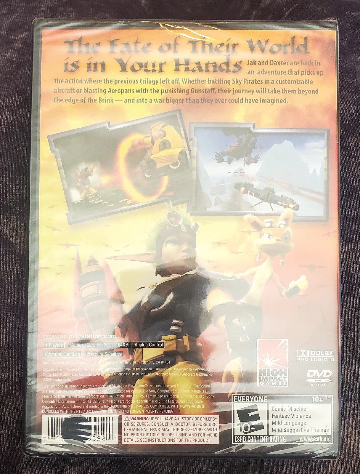 Jak And Daxter: The Lost Frontier PS2 2009 U.S. - factory sealed ...