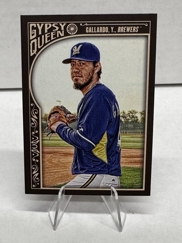 2015 Topps Gypsy Baseball Card #58 Yovani Gallardo Milwaukee Brewers | eBay