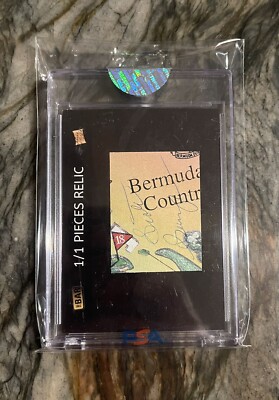 The Bar 2020 Bermuda Country Scott Simpson 1/1 Relic Authentic 1976/ ...