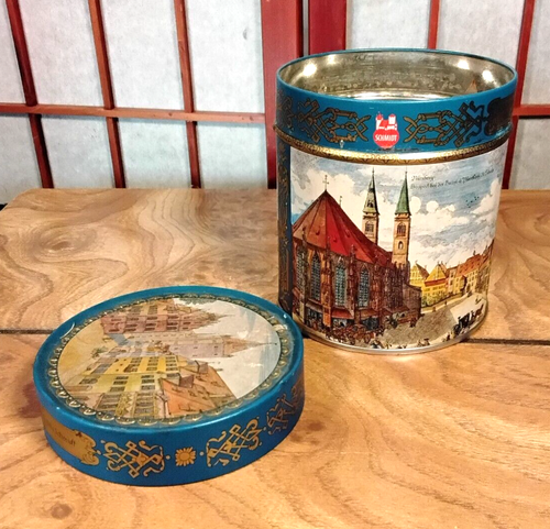 German Manufactured E. Otto Schmidt Empty Tin for Fine Wafer Gingerbread Cookies | eBay