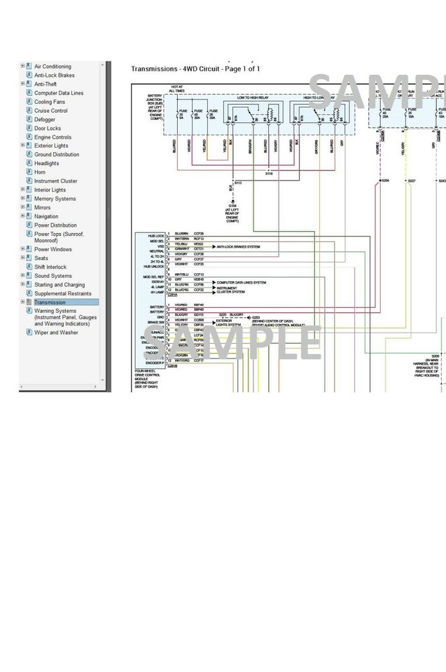 Connector pinout + Wiring Diagram for Ford F-250 2008 V8 6.4L DSL 4WD ...