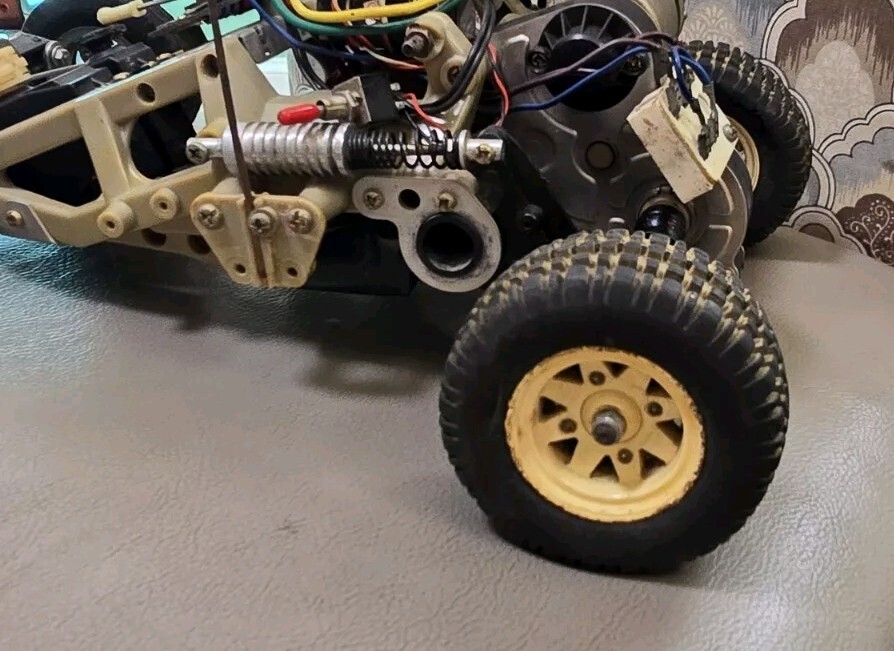 RARE! Vintage Tamiya RC Frog Buggy 1/10 Rolling Chassis Radio Control ...