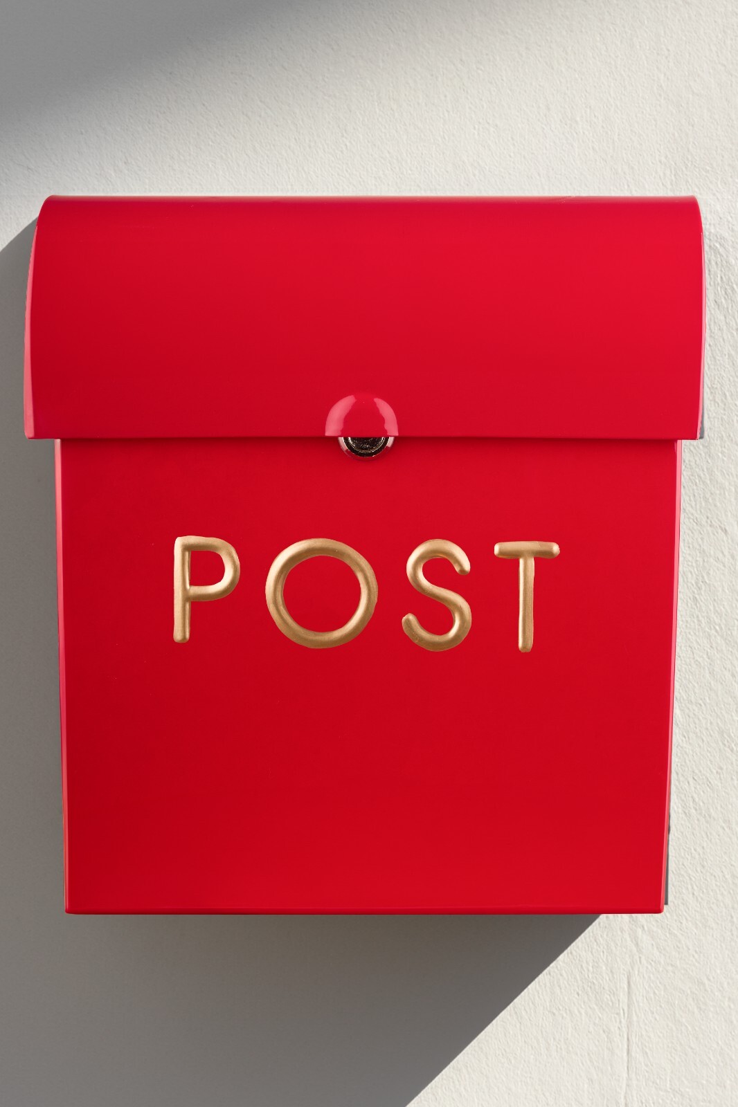 Post box Wall Mounted Large Letter Mailbox Outdoor Letterbox with Lock ...