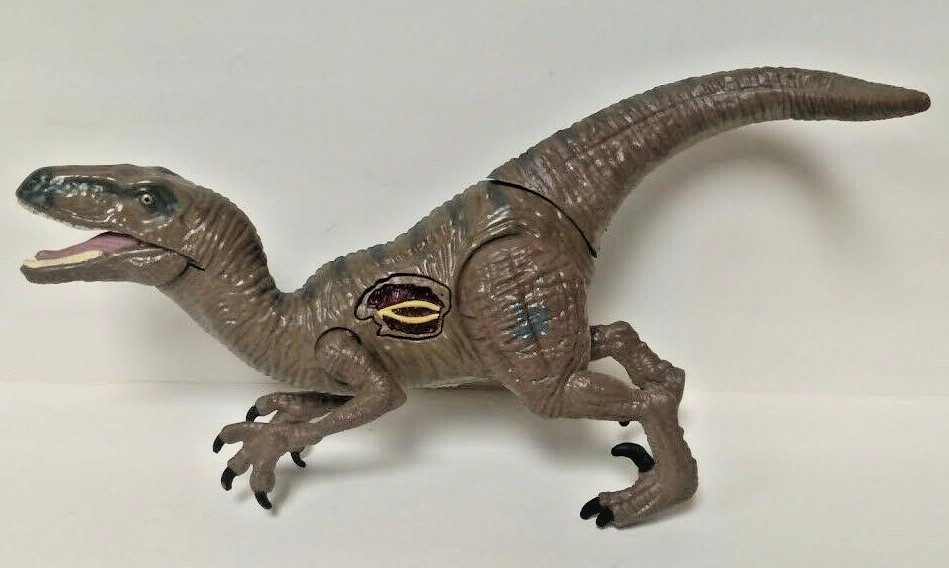 2015 Jurassic World Velociraptor Delta Raptor Dinosaur Figure Park Toy ...