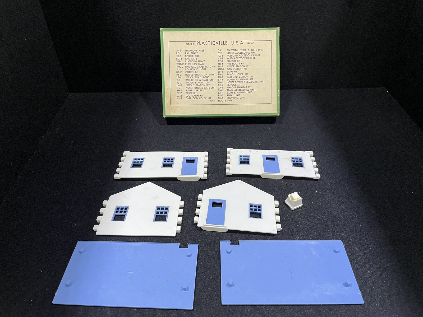 Vintage Bachmann Bros. O Scale Plasticville Cape Cod House Building Kit ...