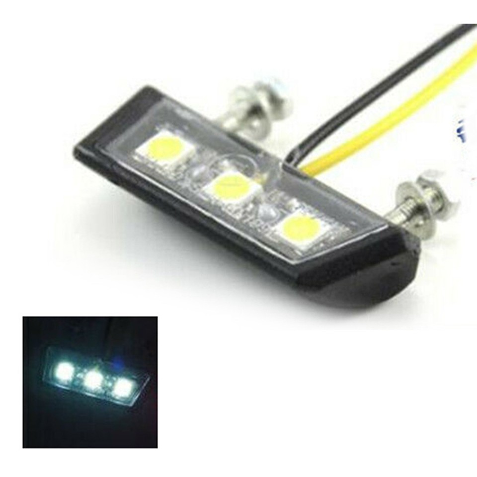 Motorcycle Car License Plate Lighting ABS Material Easy to Use Tail ...