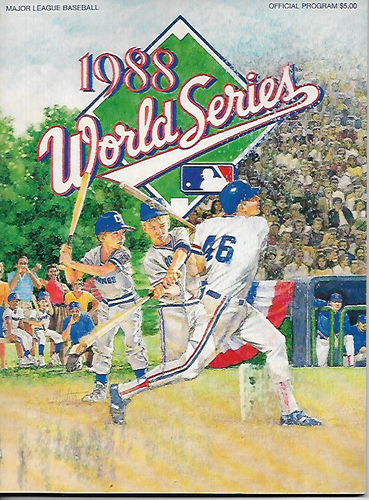 Oakland A's Athletics 1988 World Series Los Angeles Dodgers Program MLB ...