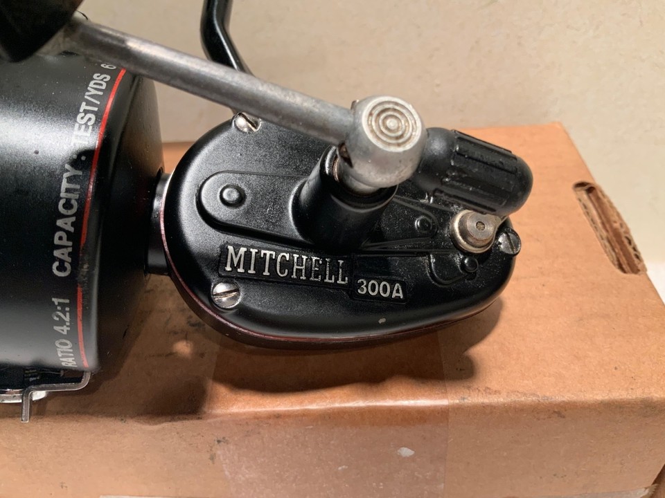 Vintage Mitchell 300A Spinning Reel - Smooth Operates Very Well - Made ...
