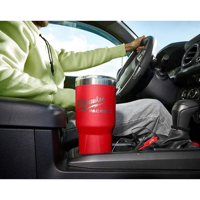 Milwaukee Packout - Packout Tumbler 887ml - Red - 4932479075 for sale ...