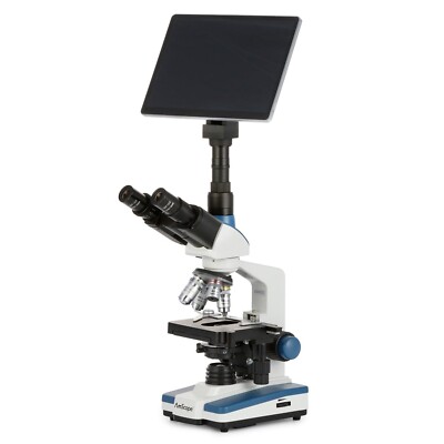 Amscope 40X-2500X Trinocular LED Compound Microscope +10.5" 8MP ...