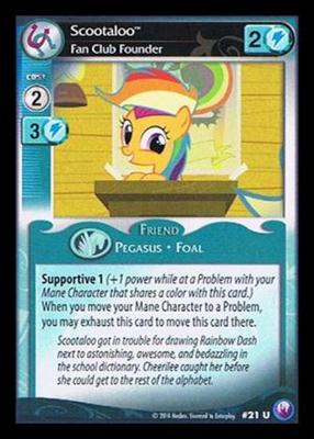 My Little Pony Canterlot Nights Scootaloo, Fan Club Founder - 21 -U -x3 ...