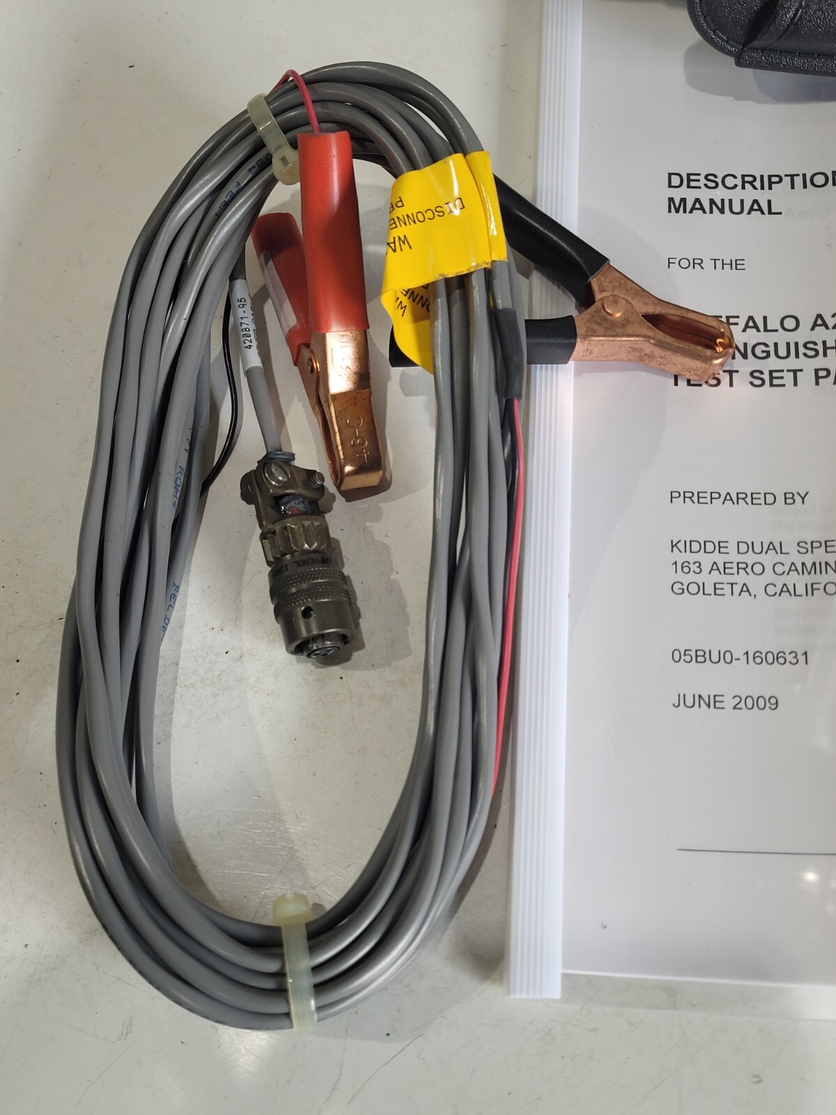 Kidde Dual Spectrum AFES Test Set for Buffalo A2 MPCV Valve & Source ...