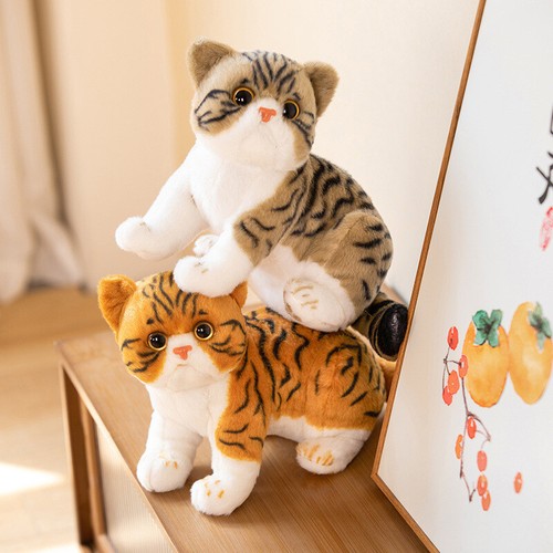 Fluffy Garfield Cat Plush Doll Cute Home Decor Companion Toy 26cm | eBay