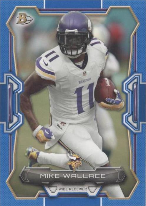 2015 Bowman - Mike Wallace #62 Blue /99 for sale online | eBay