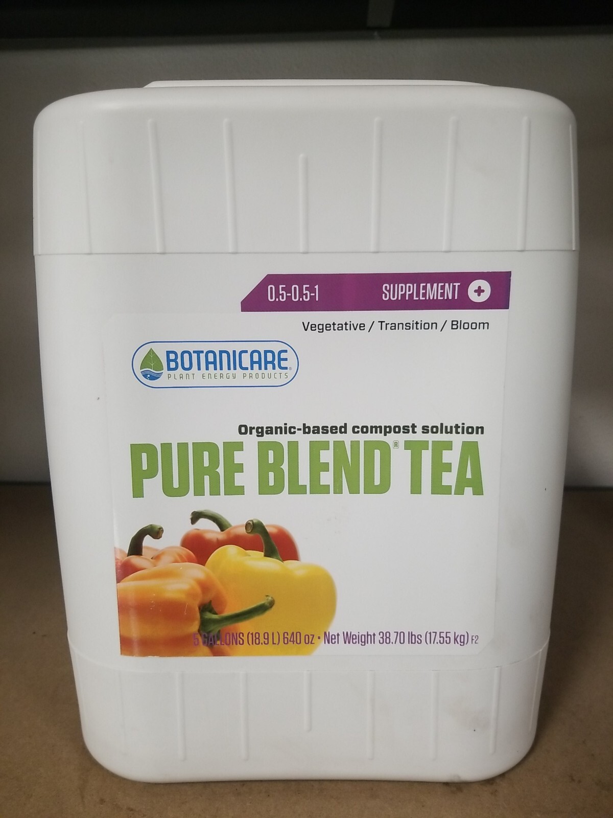 Botanicare Pure Blend Tea 5 Gallon/20L (Organic-Based Compost) 0.5-0.5 ...
