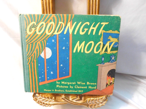 GOODNIGHT MOON by Margaret Wise 1947 Brown Harper & Brothers Book | eBay