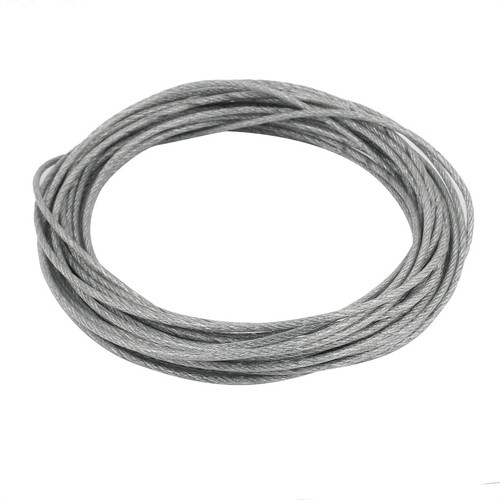 10M Length 3mm Diameter Plastic Coated Flexible Steel Wire Cable Rope ...