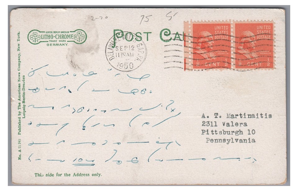 Cold Air Cave DELAWARE WATER GAP PA Monroe County Postcard | eBay