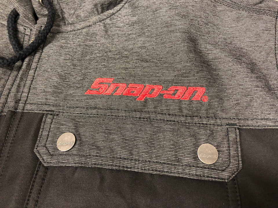 NEW Snap On Tools Lined Heavy 100th Anniversary Hooded Coat Jacket Mens ...