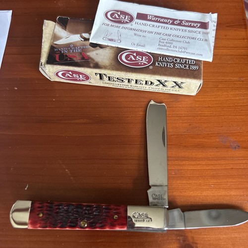 2010 Case XX - Old Red Bone Razor- 2 Blade- Serial # 169 | eBay