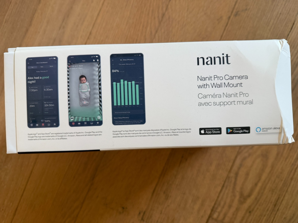 Nanit Pro Baby Monitor + Wall Mount – Open Box, Never Used | eBay