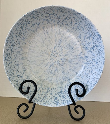 Vintage 8” Melmac Brand Confetti Bowl Splatter Blue Melamine | eBay