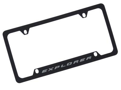 Ford Explorer License Plate Frame (Black) | eBay