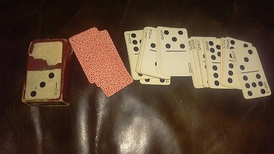 Rare 1906 Card Dominoes Game of 42 Sniff Set in Original Box | eBay