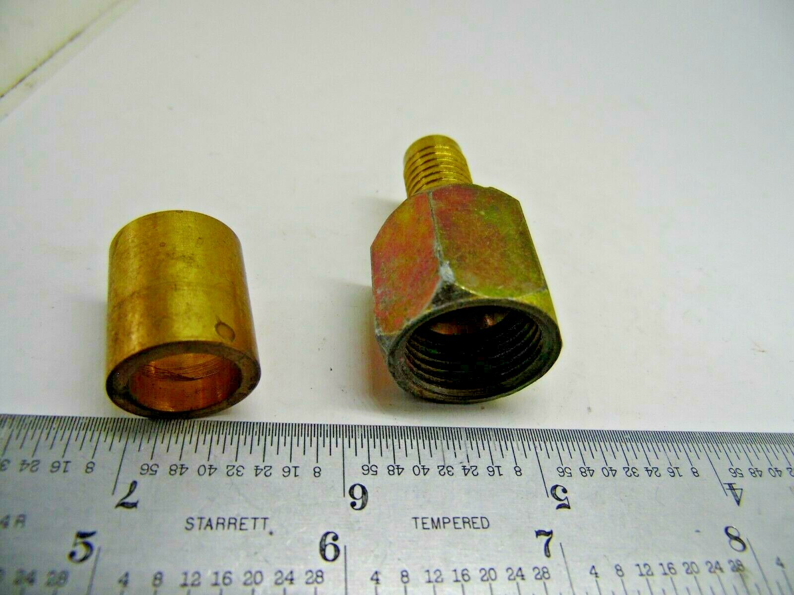 Y50008-12-93 TITEFLEX TEFLON QUICK SWAGE HOSE FITTING 1/2 3/4-16 FEMALE ...