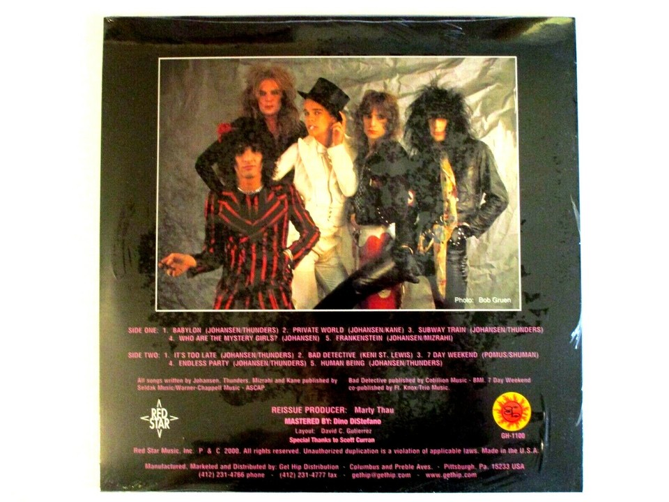 NEW YORK DOLLS ENDLESS PARTY LP 180 GRAM VINYL RARE TRACKS JOHNNY ...