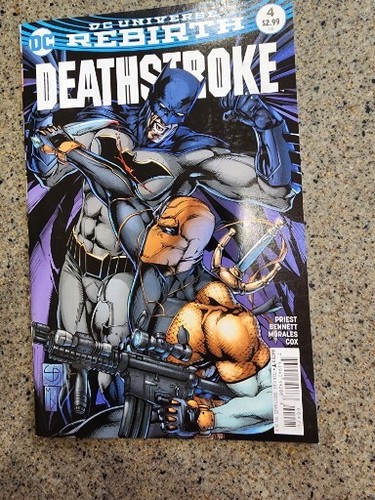 Deathstroke #4 2016 NM Shane Davis cover! Batman Nightwing Ravager ...