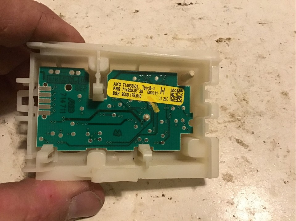 BOSCH Dishwasher Control Board 714658-01 Electronic. #67 | eBay