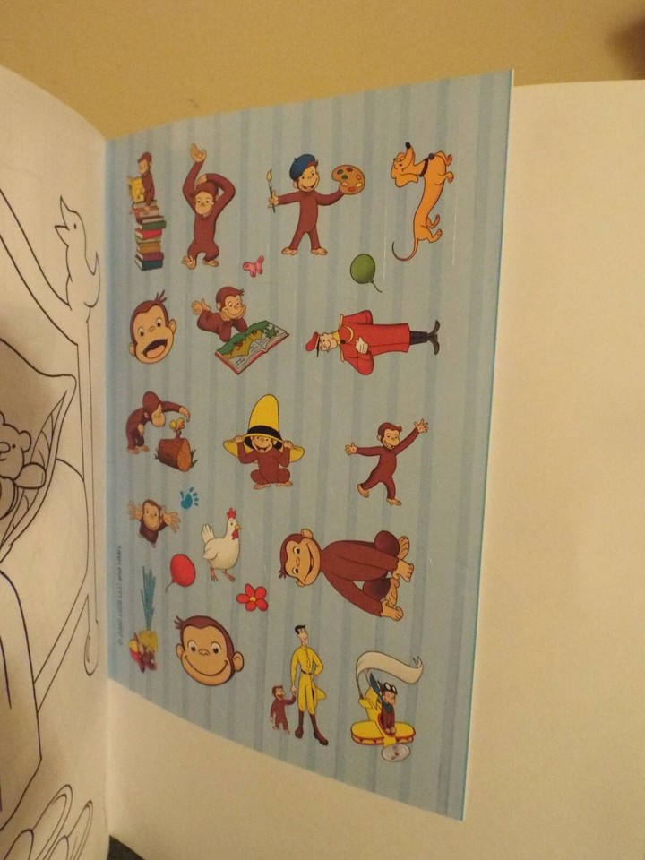 Curious George Activity Book Little Monkey, Big World | eBay