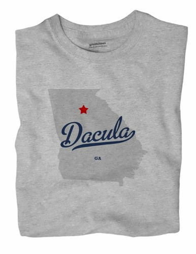 Dacula Georgia GA T-Shirt MAP | eBay