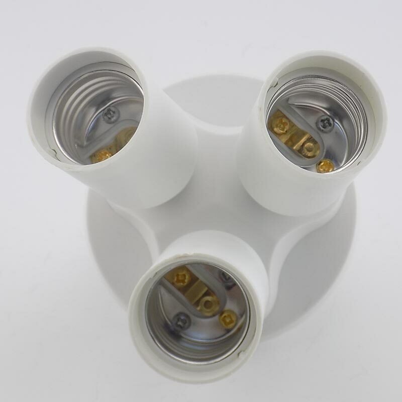 3/4 in 1 E27 Base Socket Bulb Adapter Converter Holder Light Lamp ...