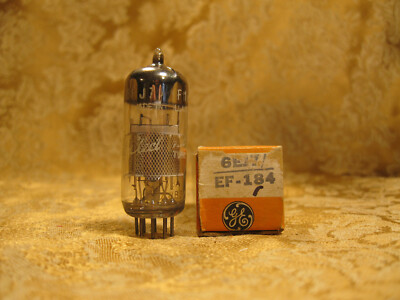 Vintage NOS NIB GE 6EJ7 EF184 Vacuum Tube Bitmatic Tested Phillips ...
