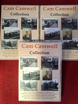 Cam Camwell Collection 3 x DVDs Volumes 1 to 6: British Rail 1950s ...