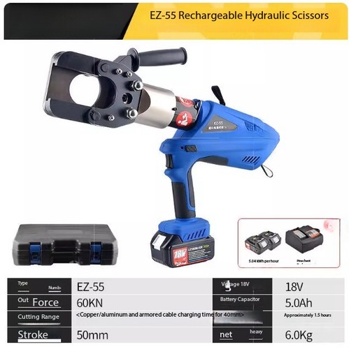 Electric Hydraulic Cable Cutter EZ-85C Rechargeable Cable Cutter 18V | eBay