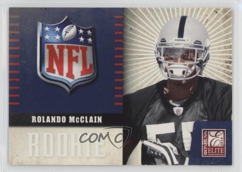 2010 Donruss Elite - Nfl Shield Rolando McClain #30 /999 (RC) for sale ...