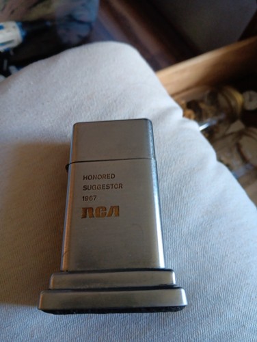 1967 RCA Barcroft Table Lighter – Award Model w/ Vintage 1960s Zippo ...
