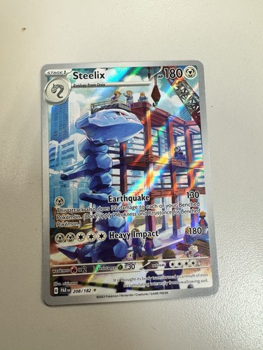 Steelix 208/182 Sv04: Paradox Rift Holo | eBay