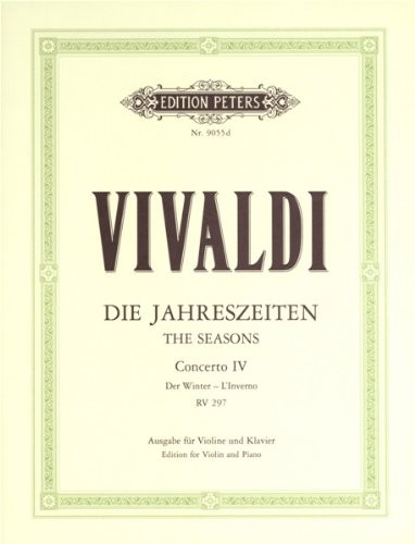 Vivaldi: The Four Seasons Op.8 No. 4 in F minor 'Winter' (Violin & | eBay