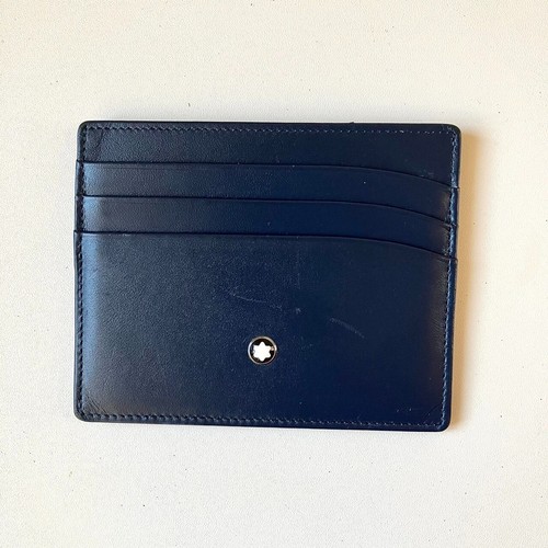 Mont Blanc Authentic Leather Card Case Pass Case | eBay