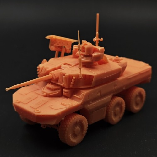 3D Printed 1/72/87/144 France EBRC Armored Reconnaissance Vehicle Model ...