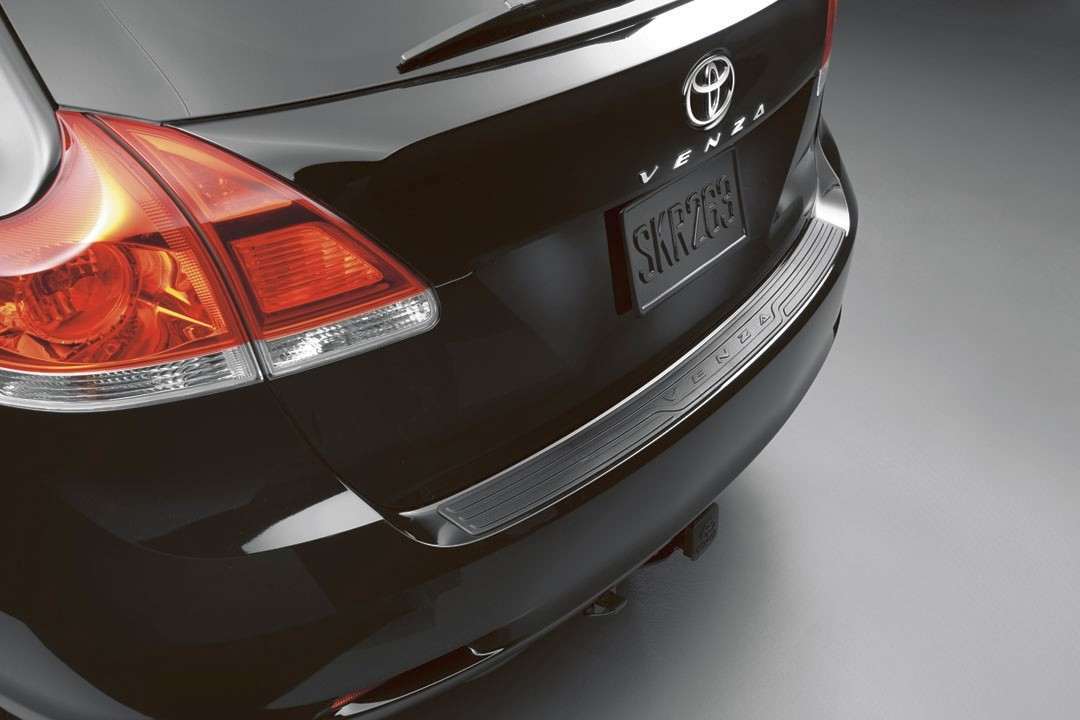 Bumper Guard-Rear Bumper Protector - Black TOYOTA OEM ACCESSORIES PT278 ...