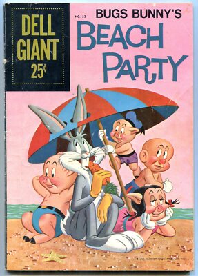 Bugs Bunny's Beach Party #32 1960 - -VG - Comic Book | eBay